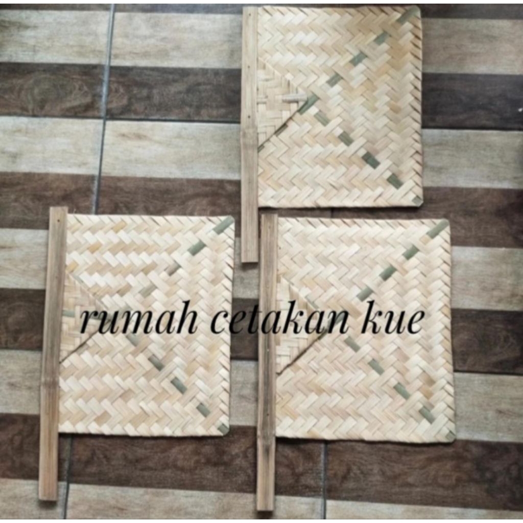 Jual kipas bambu anyaman bambu | Shopee Indonesia