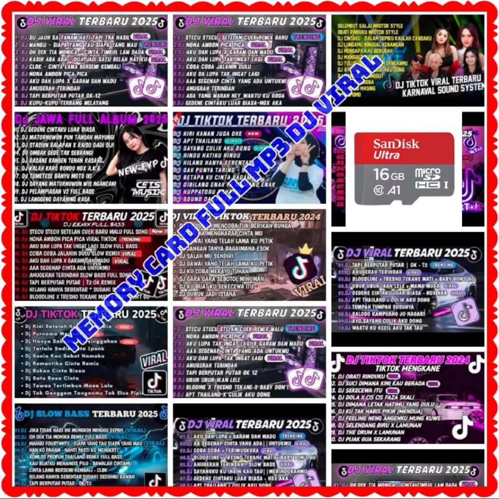 Jual MEMORY CARD BERISI LAGU DJ-MEMORY CARD ISI LAGU TIKTOK-MEMORY LAGU ...