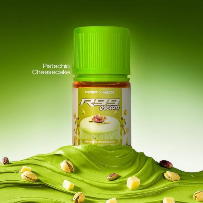 Jual Hero57 x R99 Liquid 60Ml 3Mg 6Mg 9Mg Pistachio Cheesecake Liquid ...
