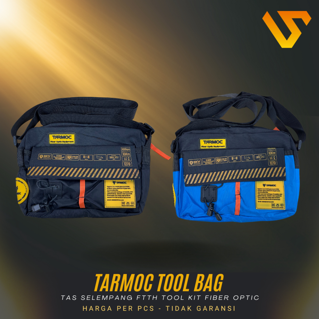 Jual Tarmoc Tool Bag | Tas Selempang FTTH Tool Kit Fiber Optic | Shopee ...