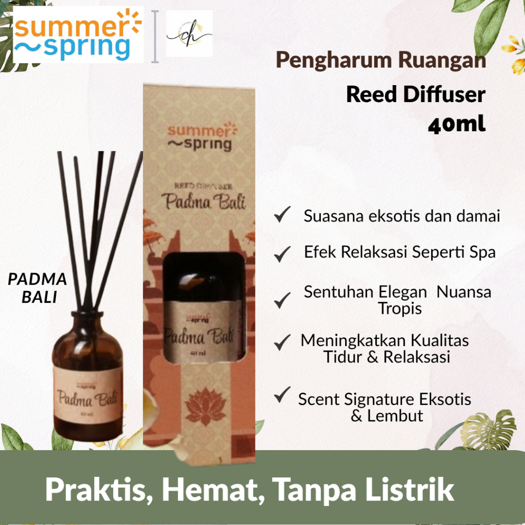 Jual Reed Diffuser Aromaterapi/Diffuser Pengharum Ruangan/Pewangi ...