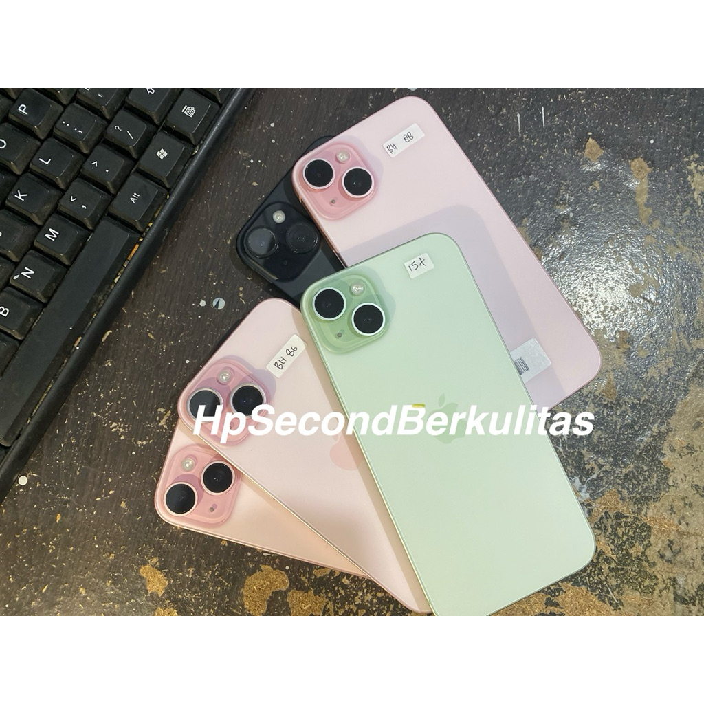 Jual IP 15 // 15 Plus 128gb 256gb Second Original ( Sinyal permanent ...
