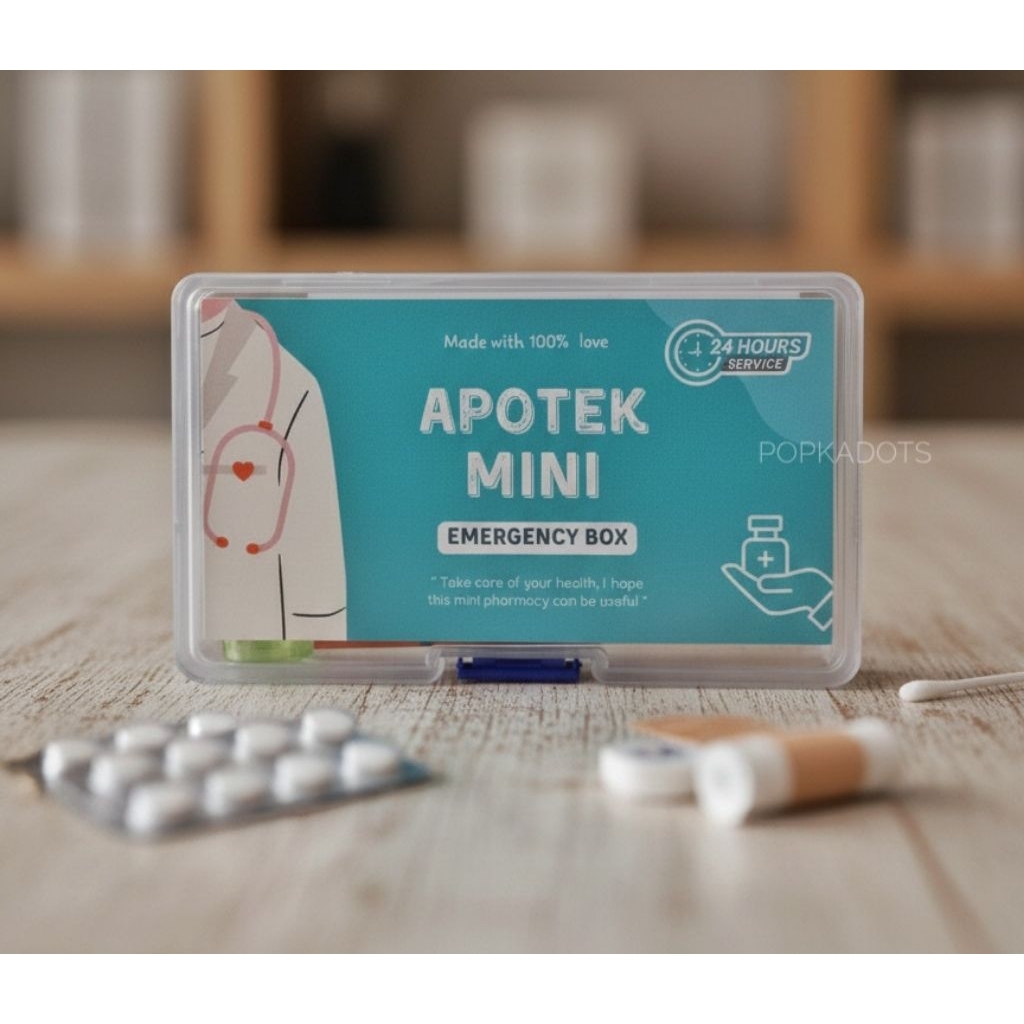 Jual [READY STOCK] APOTEK MINI PACKAGE TRAVEL SIZE / EMERGENCY BOX ...