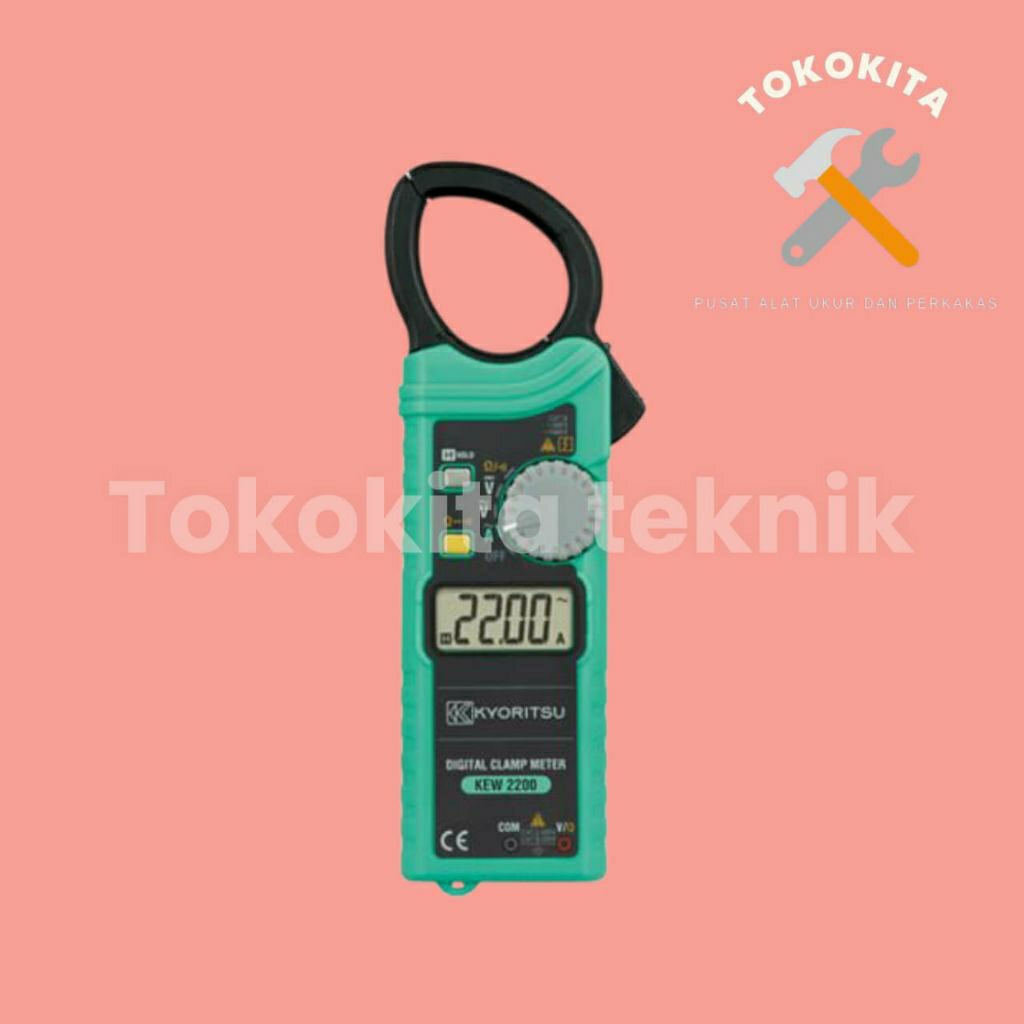 Jual Digital clamp meter kyoritsu 2200 tang ampere AC kyoritsu 2200 ...