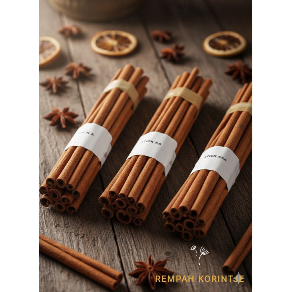 Jual Kayu manis stick 100% asli kerinci premium/kayu manis panjang ...