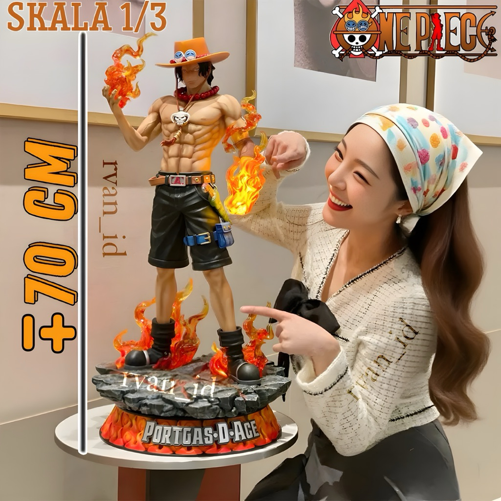 Jual Action Figure JUMBO 1/3 Ace & Shanks - Figure Anime One Piece D ...