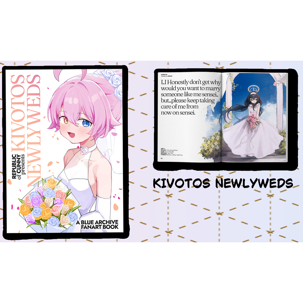 Jual Fan artbook BLUE ARCHIVE Kivotos Newlyweds ROC | Shopee Indonesia