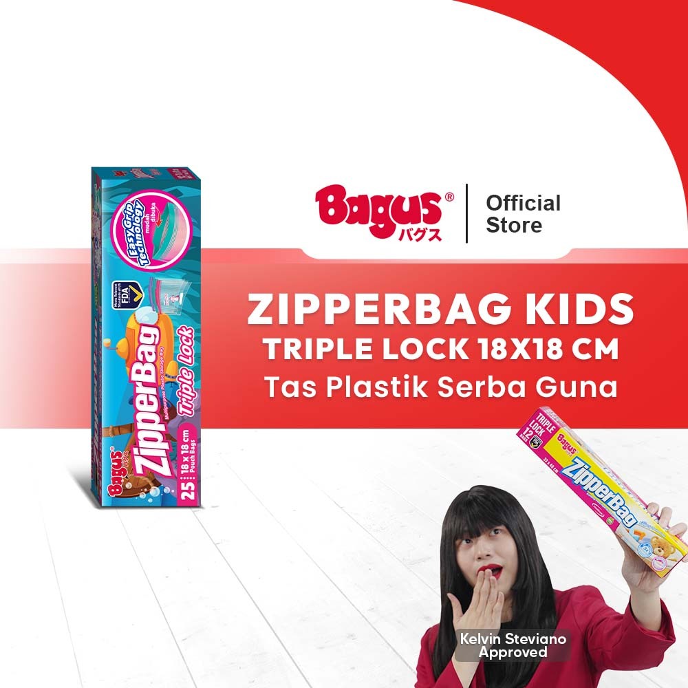 Jual Bagus Tripple Lock Zipperbag Ziplock Kantong Penyimpanan Makanan ...