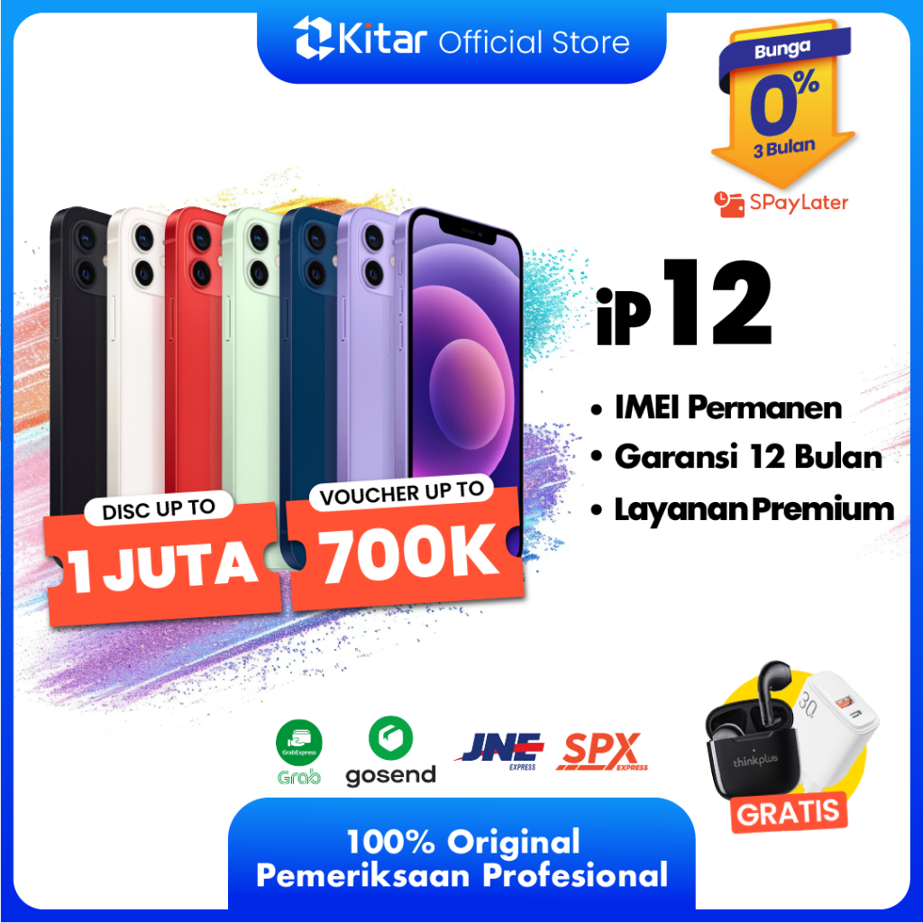 Jual IPhone 12 128 GB Terlengkap & Harga Terbaru April 2026 | Shopee ...