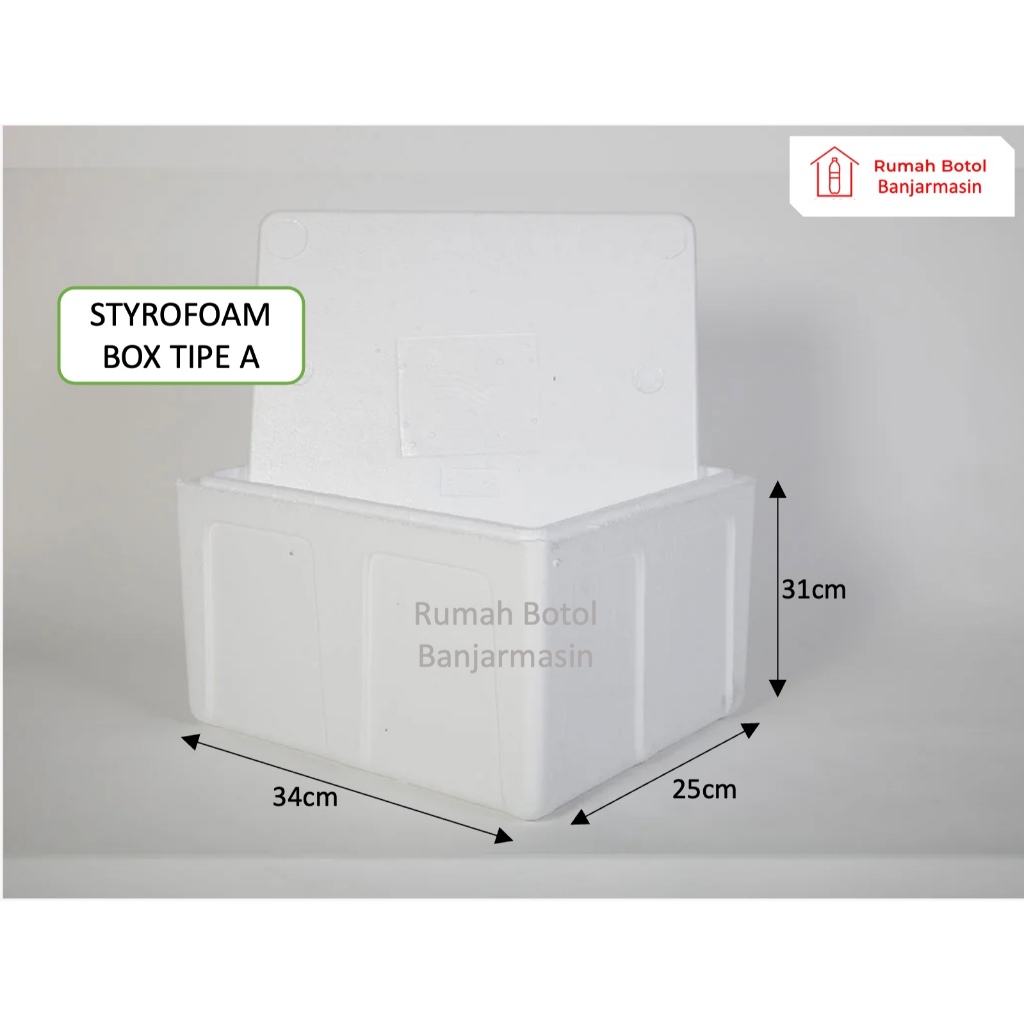 Jual styrofoam box tipe A,B,dan C box ikan, box minuman es, box tebal ...