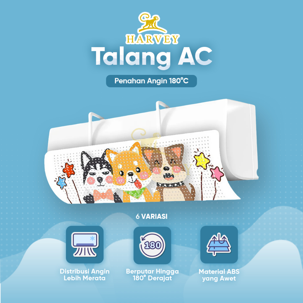 Jual Talang AC Penahan Penghadang Angin Cover Motif | Reflektor Angin ...