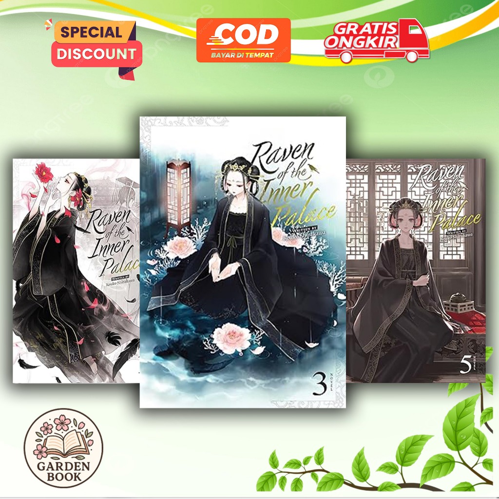 Jual Raven of the Inner Palace 5 book series by Kouko Shirakawa (Novel ...
