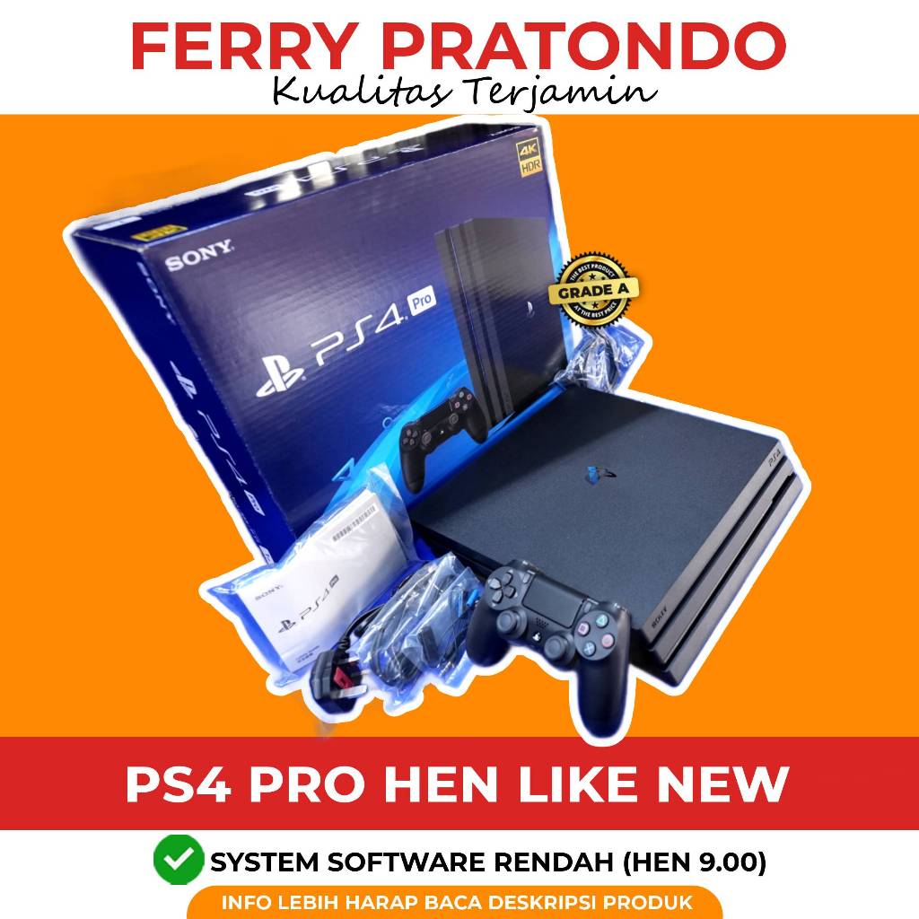Jual PS4 PRO HEN LIKE NEW | Shopee Indonesia