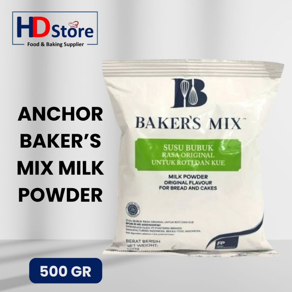 Jual ANCHOR BAKERS MIX SUSU BUBUK BAKER'S MIX MILK POWDER - 500 GR ...