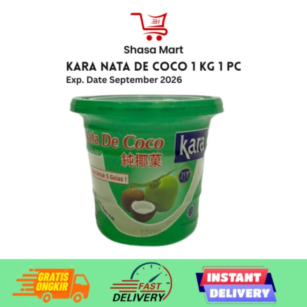 Jual Kara Nata De Coco 1 Kg Kemasan Ember 1 Pc | Shopee Indonesia