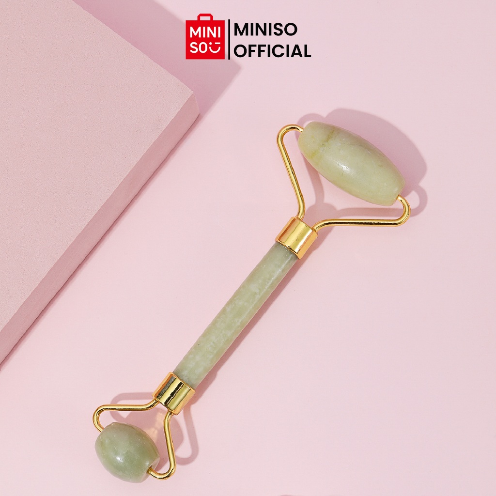 Jual MINISO Jade Double-Head Face Massage Roller Wajah Alat Kecantikan ...