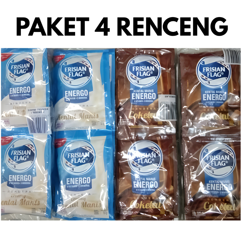 Jual Susu Frisian Flag 4 Renceng / 24 Sachet Susu Kental Manis Bendera ...