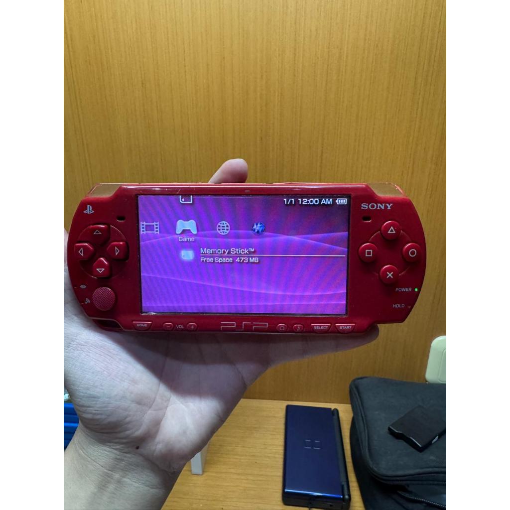 Jual PSP Slim Deep Red Full Games 32GB - Playstation Portable Seri 2000 ...
