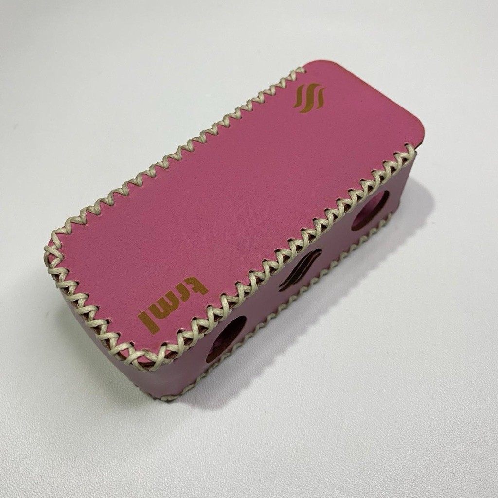 Jual Leather Kulit Pouch Case Pink - Putih Polosan T99 | Shopee Indonesia