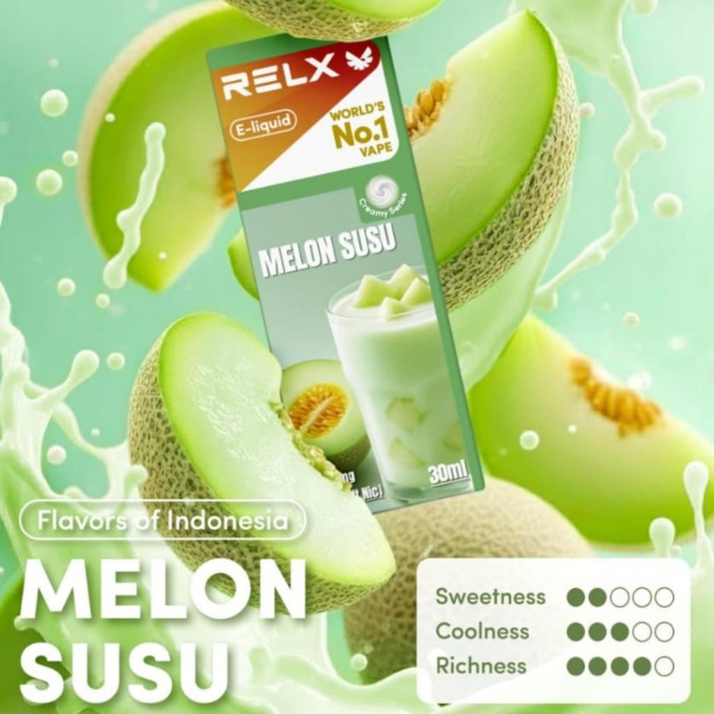 Jual RELX Melon Susu Salt Nic 30ML by RELX | Shopee Indonesia