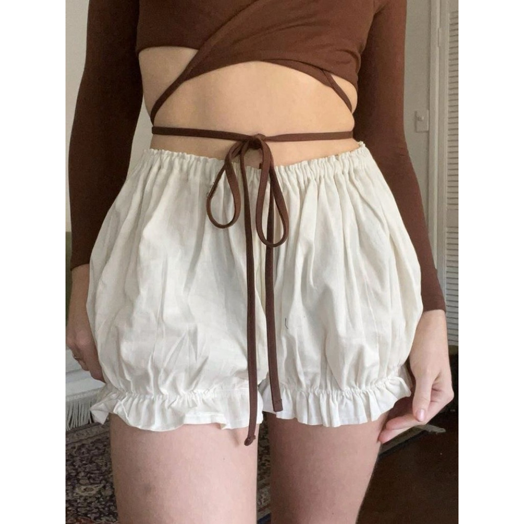 Jual Hima - Puffy Bloomers Shorts Short Cotton Pants Celana Pendek ...