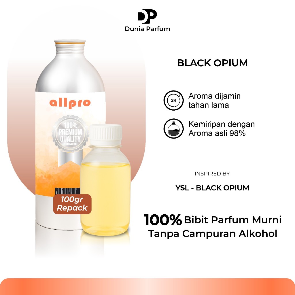 Jual BIBIT PARFUM BLACK OPIUM INSPIRED BY YSL - BLACK OPIUM ALLPRO ...