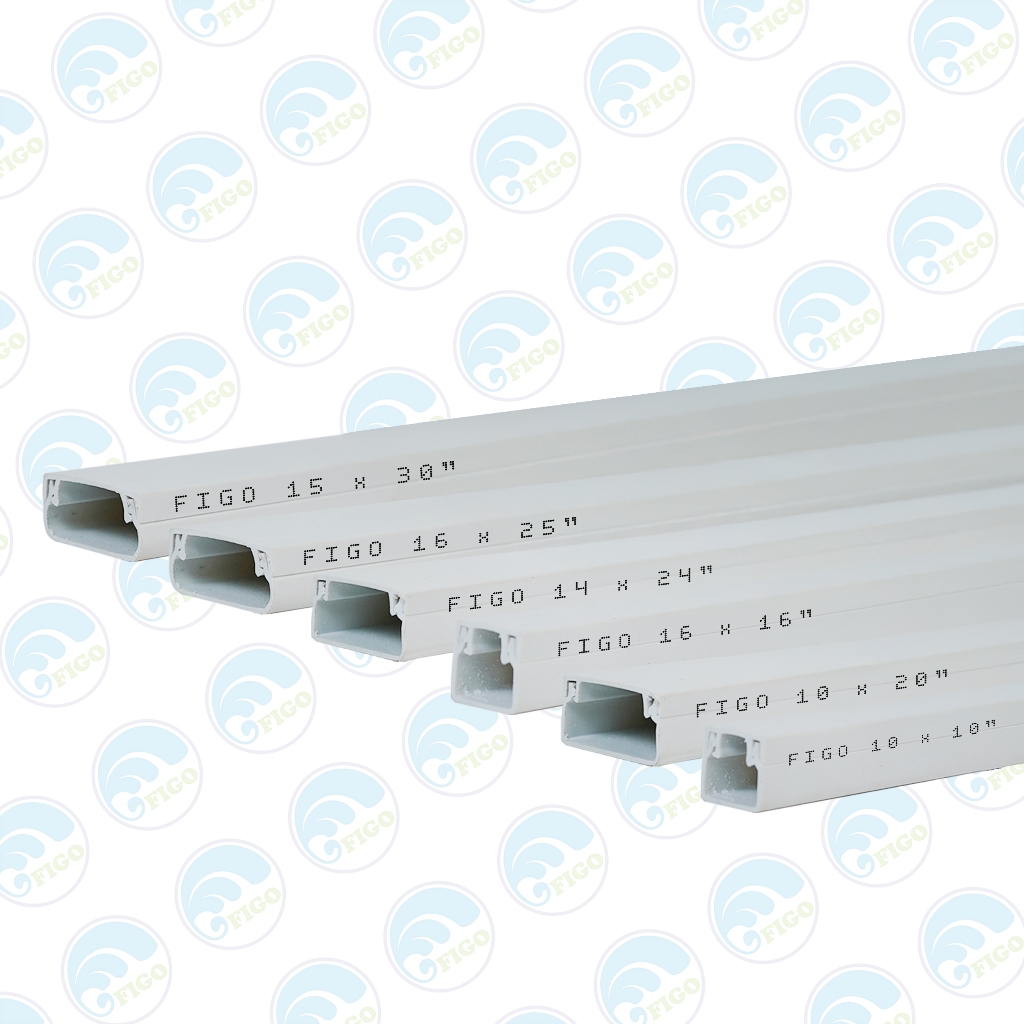 Jual Tray Cable FIGO - Pelindung Kabel PVC Kabel Duct 10x10 10x20 14x24 ...