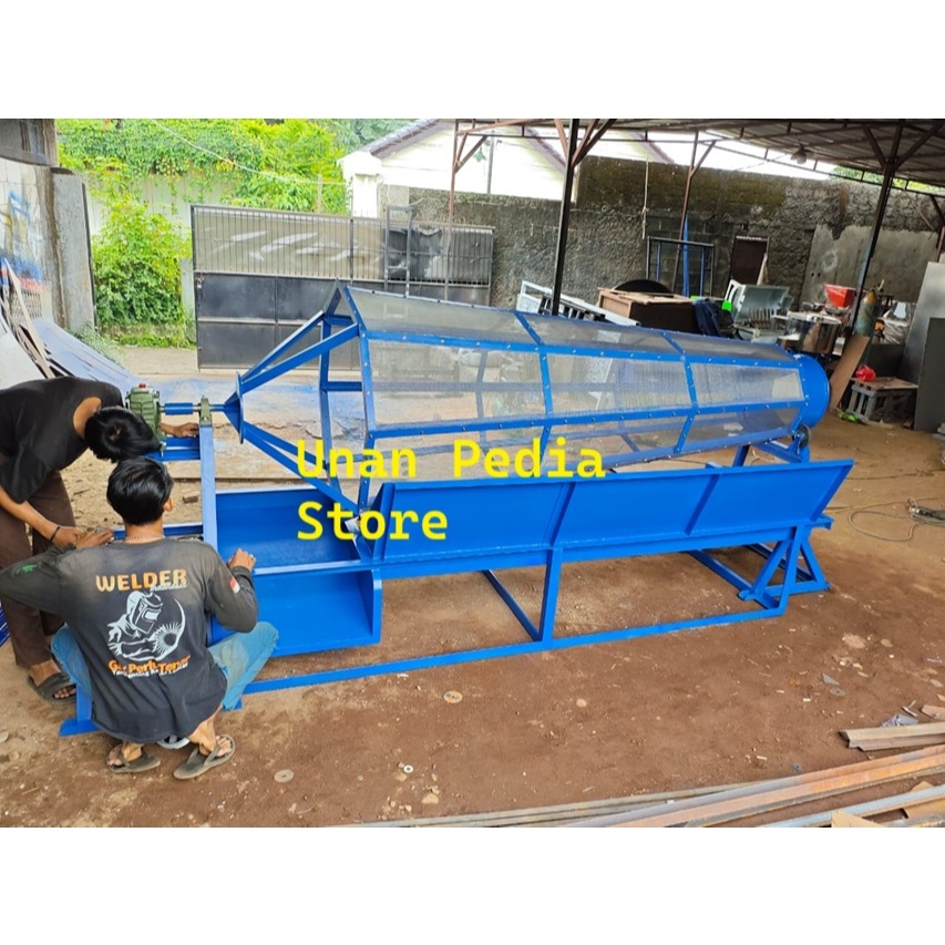 Jual Mesin Pengayak Kompos Sistem Rotary - Mesin Pengayak Kompos Rotary ...