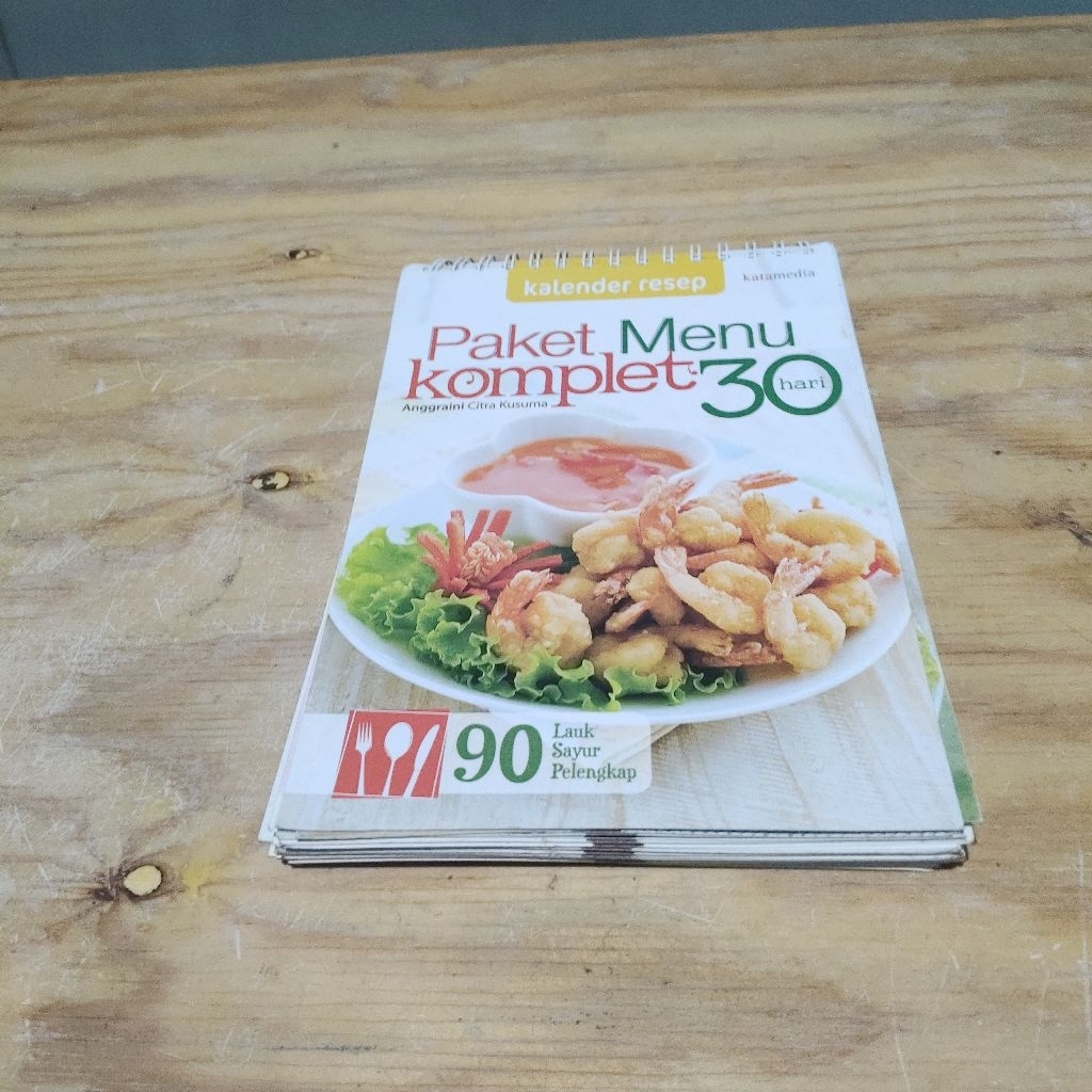 Jual Buku Kalender Resep Paket Menu Komplet 30 Hari | Shopee Indonesia