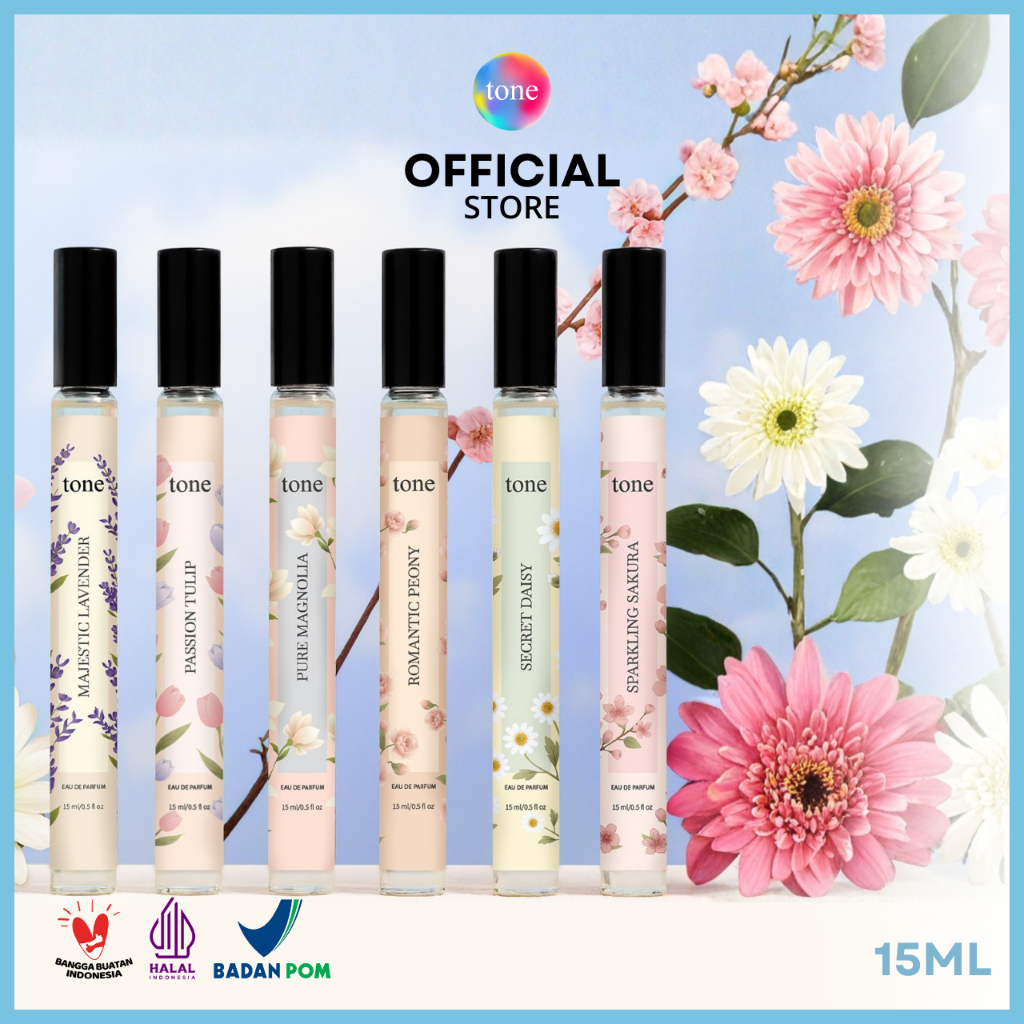 Jual TONE Eau de Parfum 15ml | EDP Perfume | Floral Fruity | Travel ...