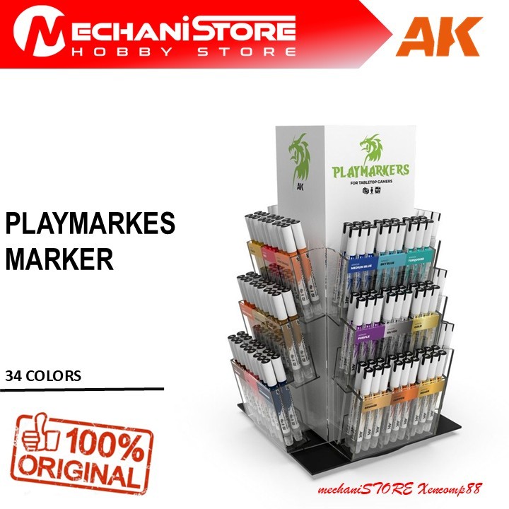 Jual AK Playmarkers / Soft Brush Tip Marker / Spidol Akrilik Military ...