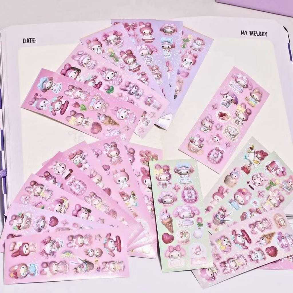 Jual Sticker Lucu dan Imut My Melody Cute Sticker Pack | Shopee Indonesia
