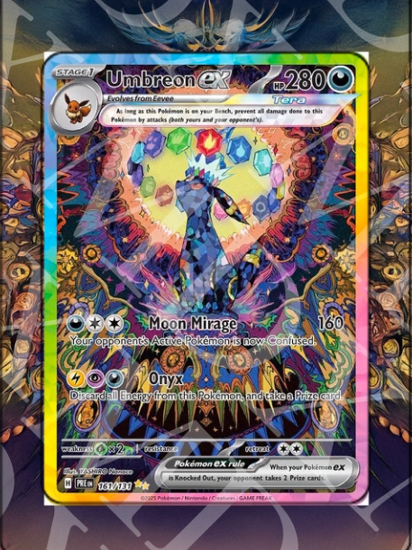 Jual Umbreon Ex #161 Pokemon Prismatic Evolutions (Extended Art ...