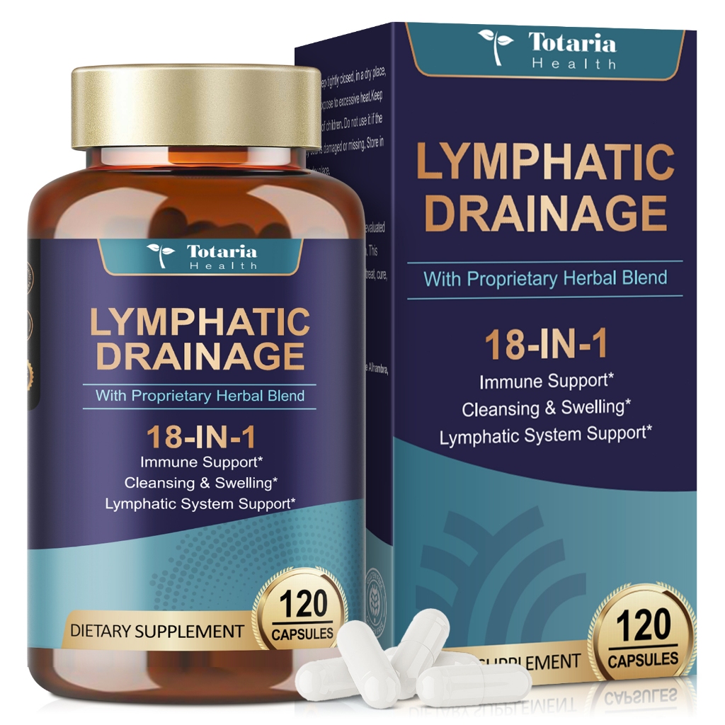 Jual Lymphatic Drainage Supplement - with Bromelain, Echinacea, Burdock ...