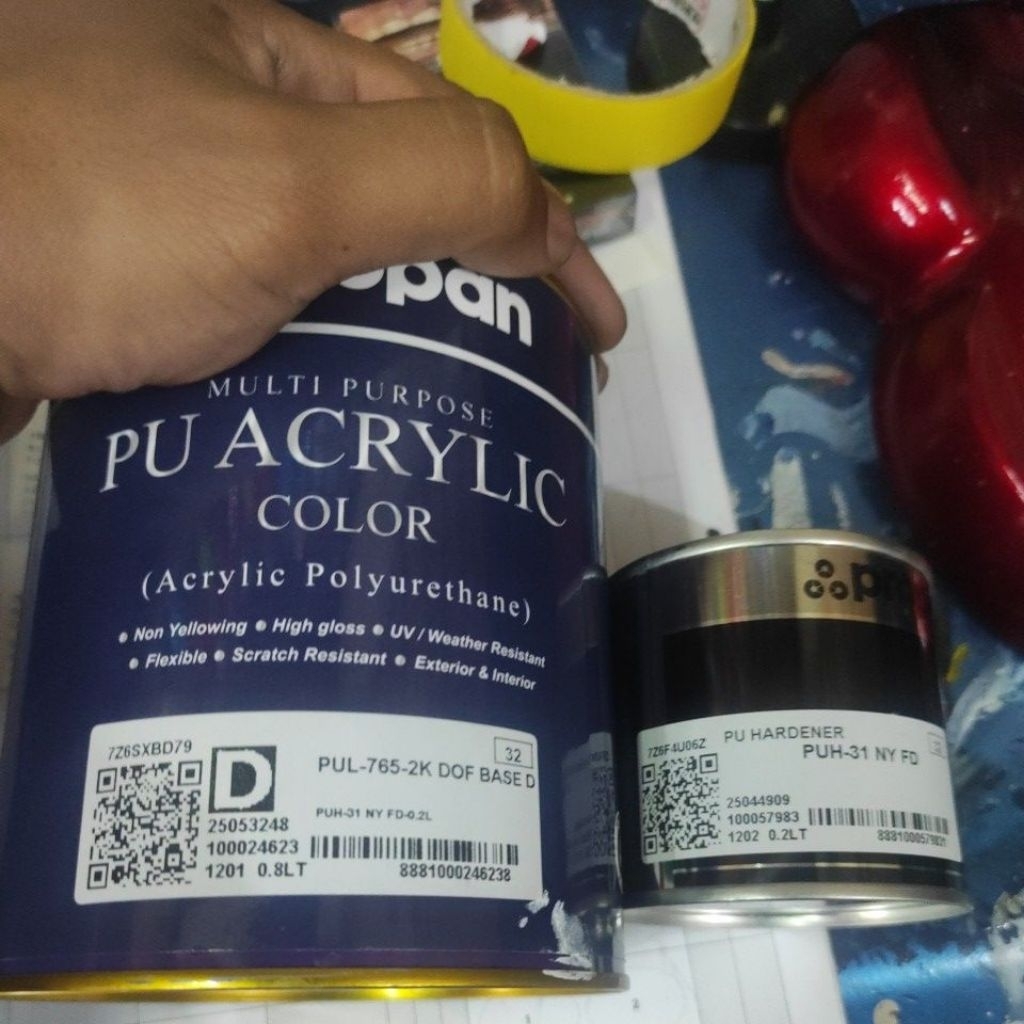 Jual CAT PU PROPAN KODE 140-5 THORWOOD DOFF 1LITERSET | Shopee Indonesia