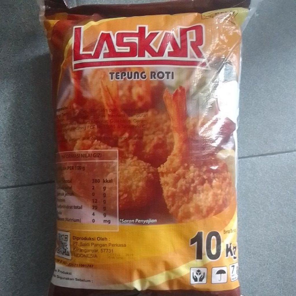 Jual Tepung Roti Panir merk PITA / LASKAR Kuning MIX / PUTIH 1 Bal Ball ...