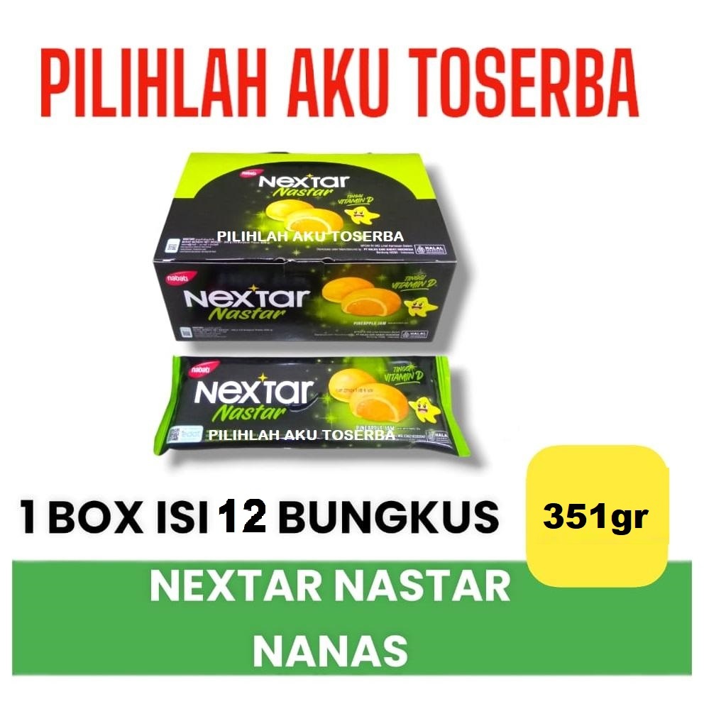 Jual Biskuit Nabati NEXTAR NASTAR Nanas - (HARGA 1 BOX) | Shopee Indonesia