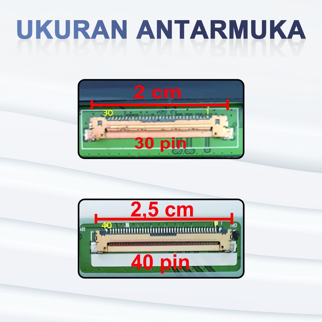 Jual LCD LED Laptop 14Inch 30/40 Pin, Slim/Wide Frame, Universally Compatible | Shopee Indonesia