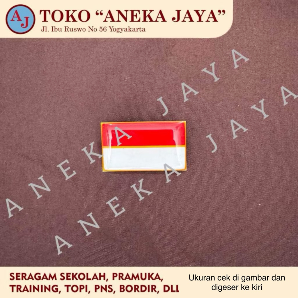 Jual Pin Merah Putih / Peniti Magnet MP / PNS / Sekolah | Shopee Indonesia
