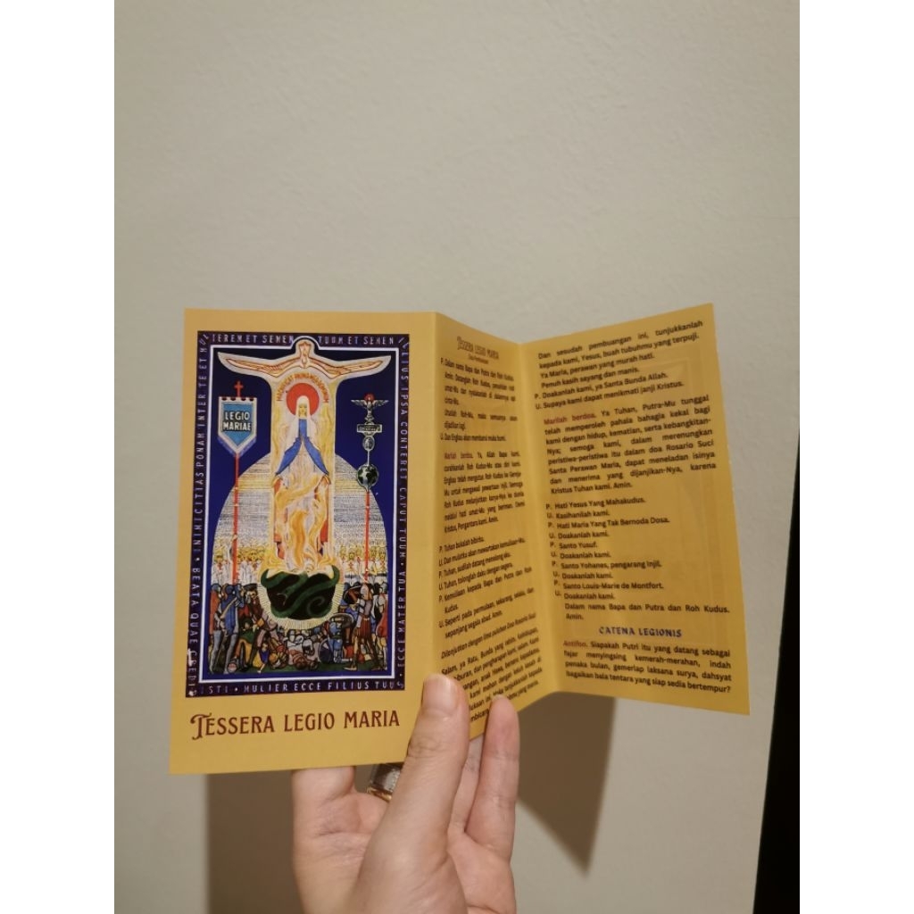 Jual Lembar Doa Tessera Legio Maria | Shopee Indonesia