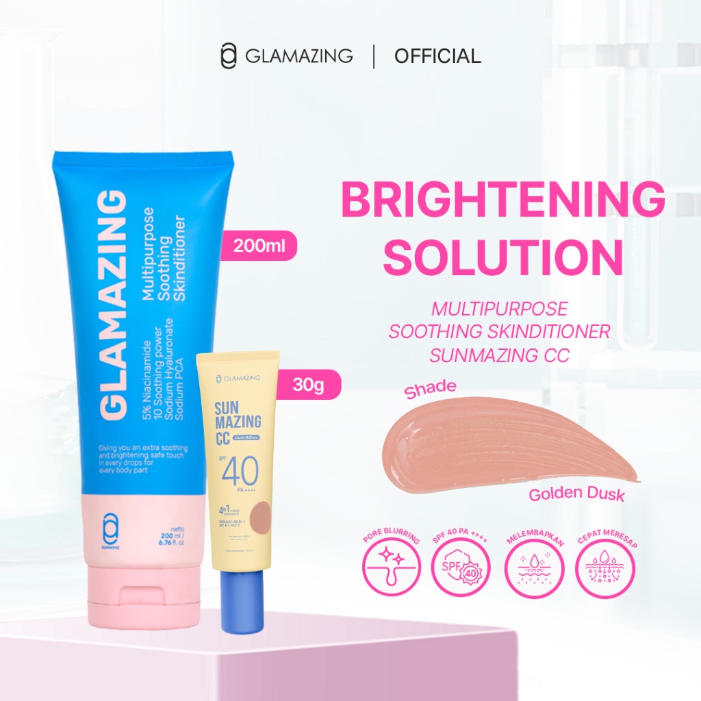 Jual GLAMAZING- Moisturizer Multipurpose Shooting Skinditioner 200 ml+ ...