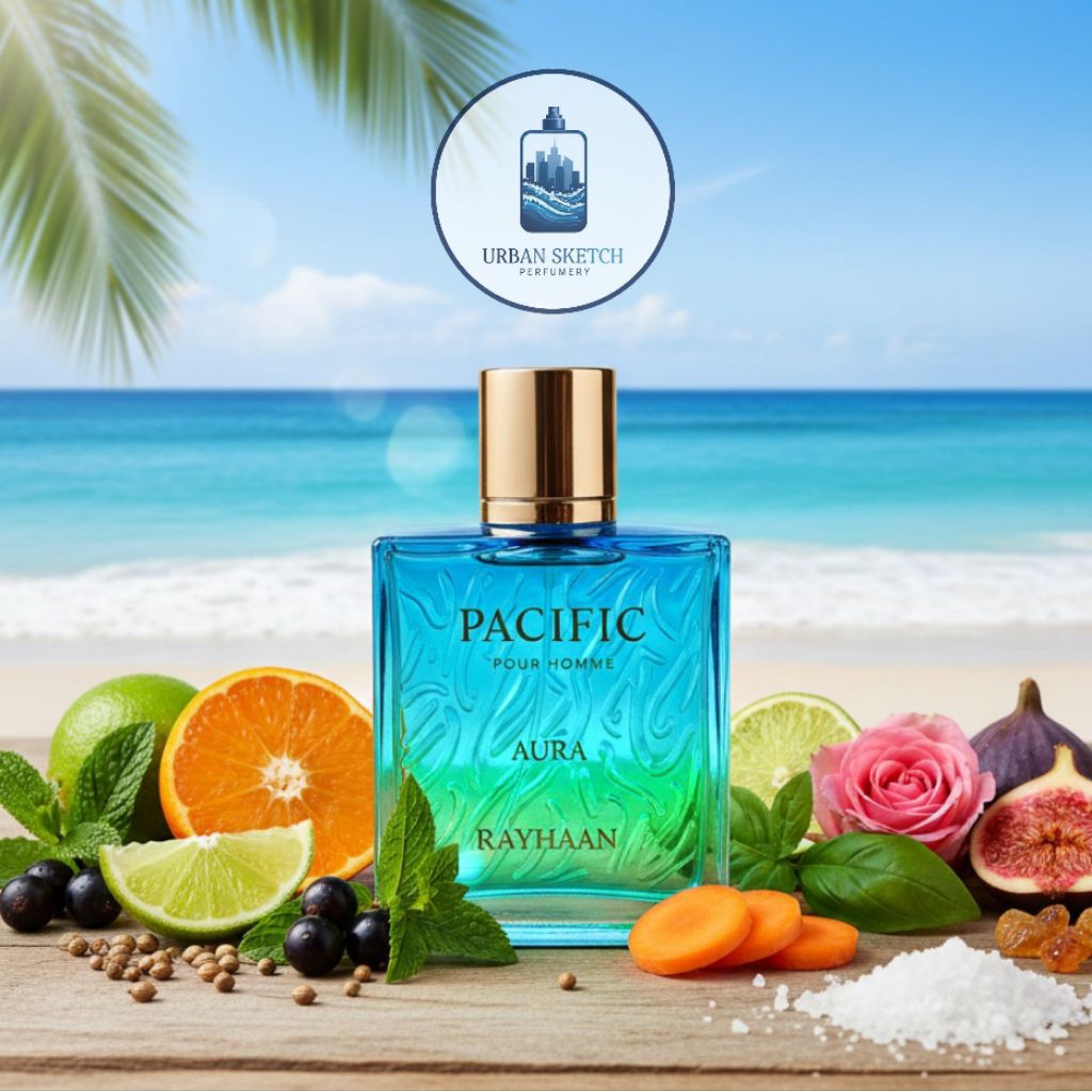 Jual Rayhaan Pacific Aura 100ml BNIB Full Bottle BPOM EDP | Shopee ...