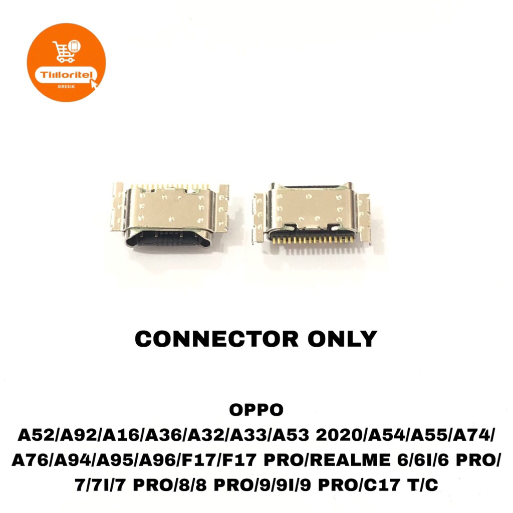 Jual CON TC ONLY KONEKTOR CAS OPPO A52/A92/A16/A36/A32/A33/A53 2020/A54 ...