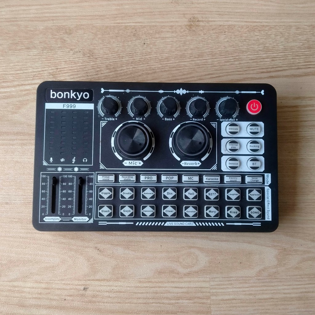 Jual Sound Card Bonkyo F999 Bluetooth compatible External Wireless DJ ...