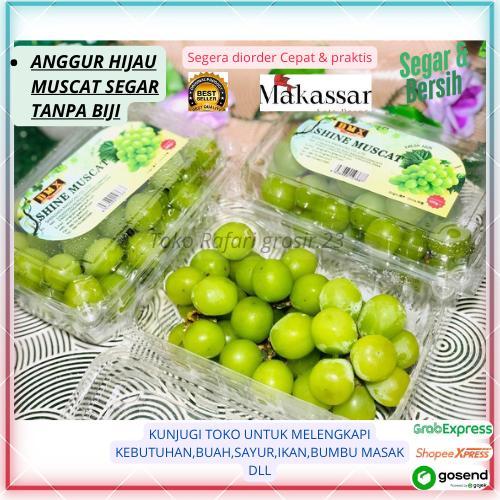 Jual Anggur Hijau Muscat Premium–Manis, Anggur Hijau Muscat 500 gram ...