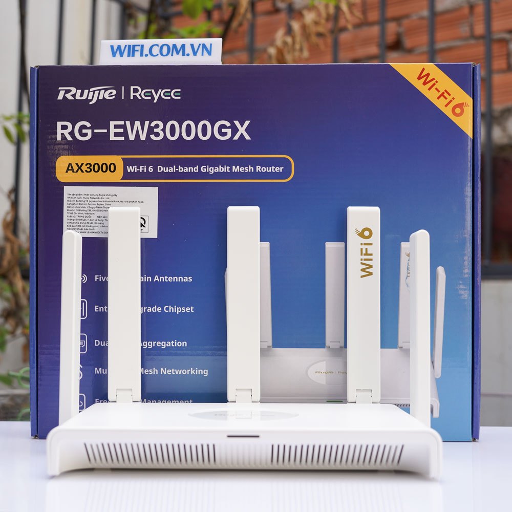 Jual Ruijie Reyee RG-EW3000GX Wi-Fi 6 Dual-band Gigabit Mesh Reyee ...