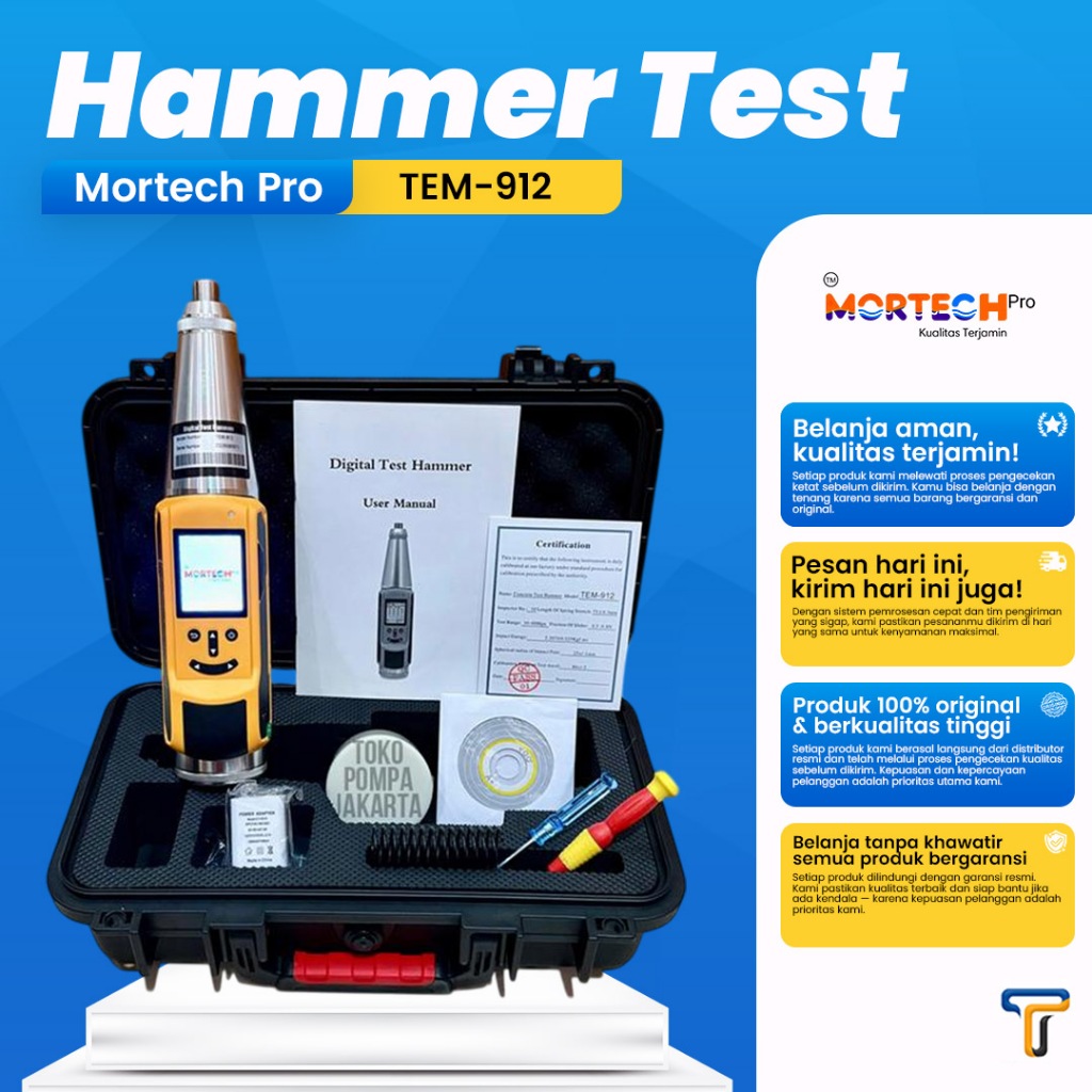 Jual Concrete Hammer Test Digital Alat Uji Beton Digital Hammer Test ...