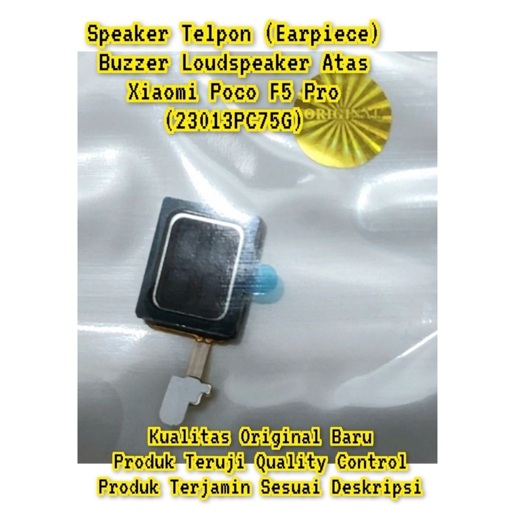 Jual Speaker Telpon Earpiece Buzzer Loudspeaker Atas Xiaomi Poco F5 Pro ...
