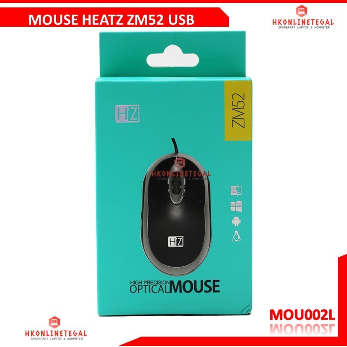 Jual Heatz ZM52 Wired Mouse Black Original | Shopee Indonesia