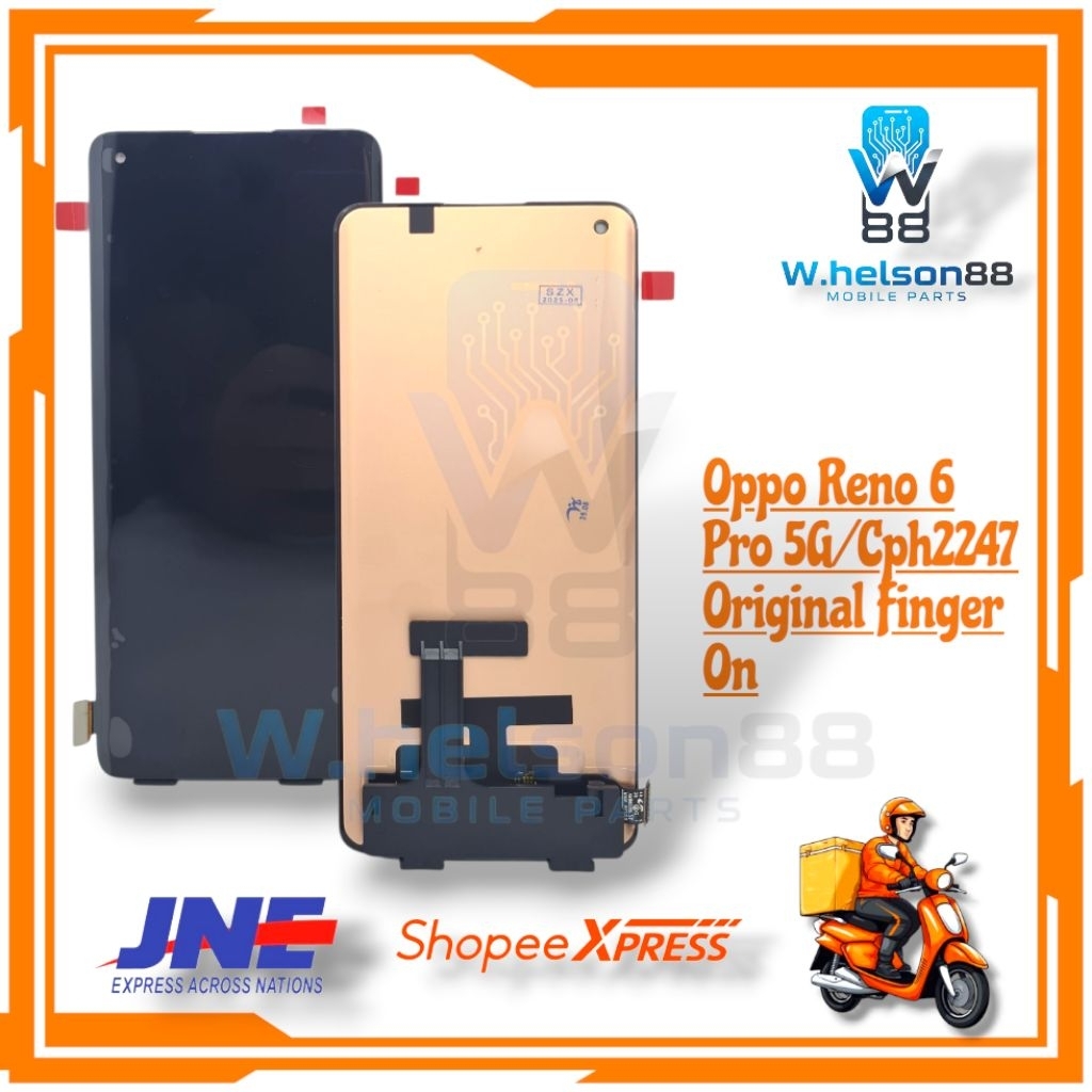 Jual LCD TOUCHSCREEN OPPO RENO 6 PRO 5G/CPH2247 ORIGINAL FINGER ON ...